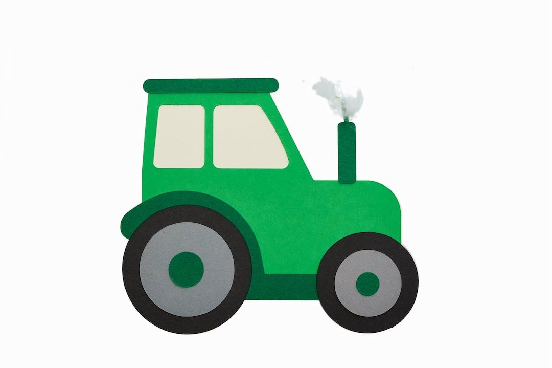 Craft Set Invitation Card Tractor Tractor Theme Party Tractor Children ...