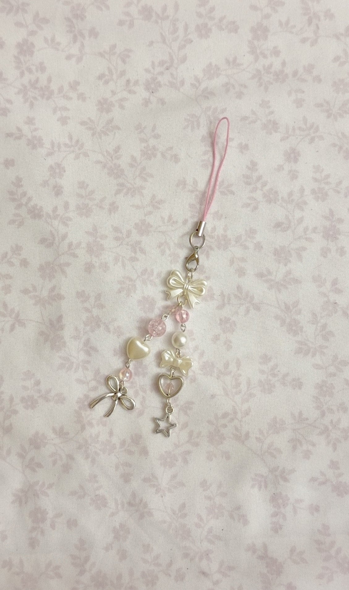 Pink Coquette Bow Phone Charm - Etsy