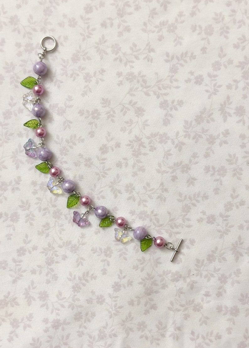 Fairy-core, Cottage Core Bracelet, Fairy Core Jewelry, Spring Bracelet ...