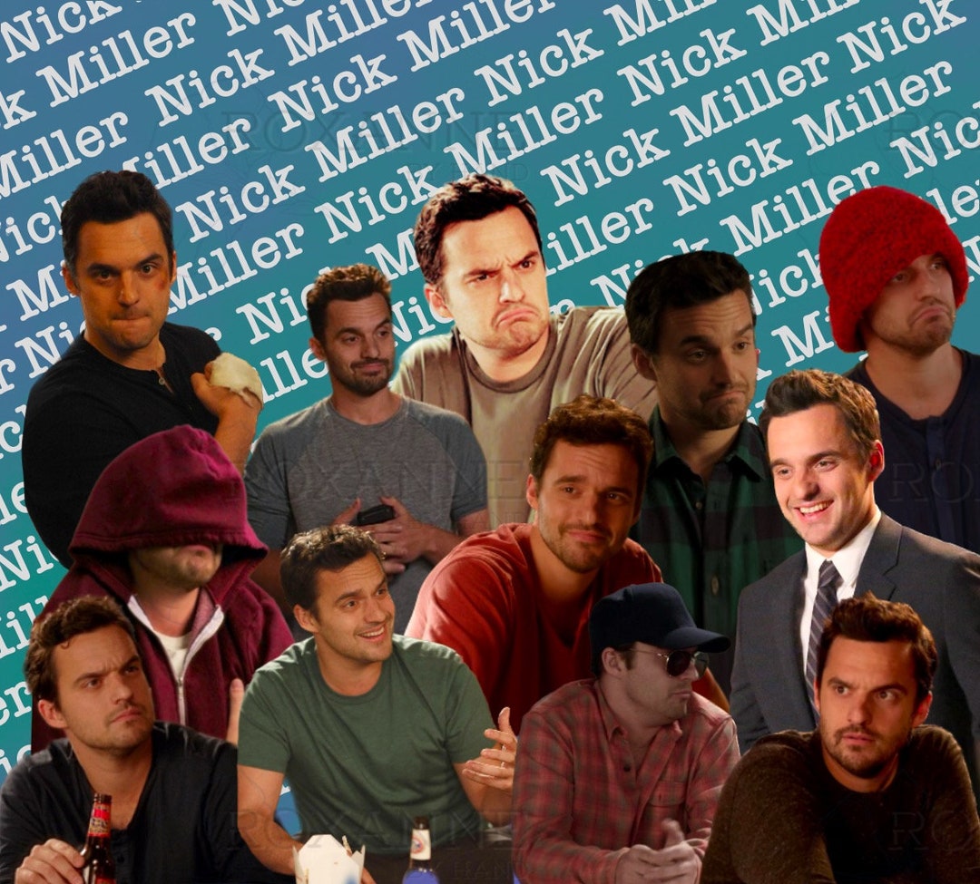 Nick Miller 20oz Tumbler Wrap PNG | Digital Download | Sublimation ...