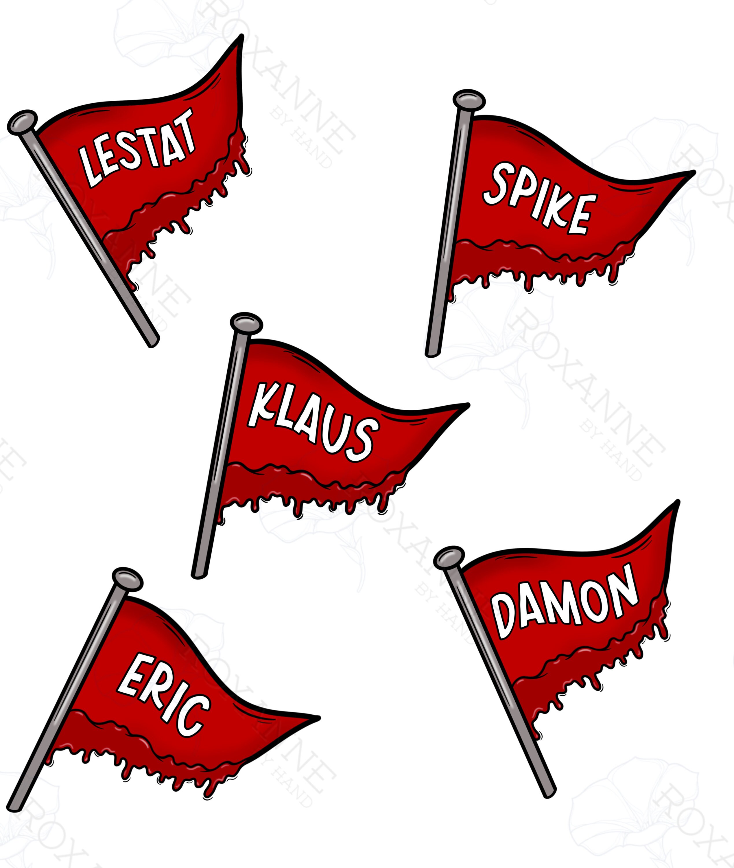 Vampire Red Flag Tshirt PNG | Digital Download | Sublimation| Instant ...