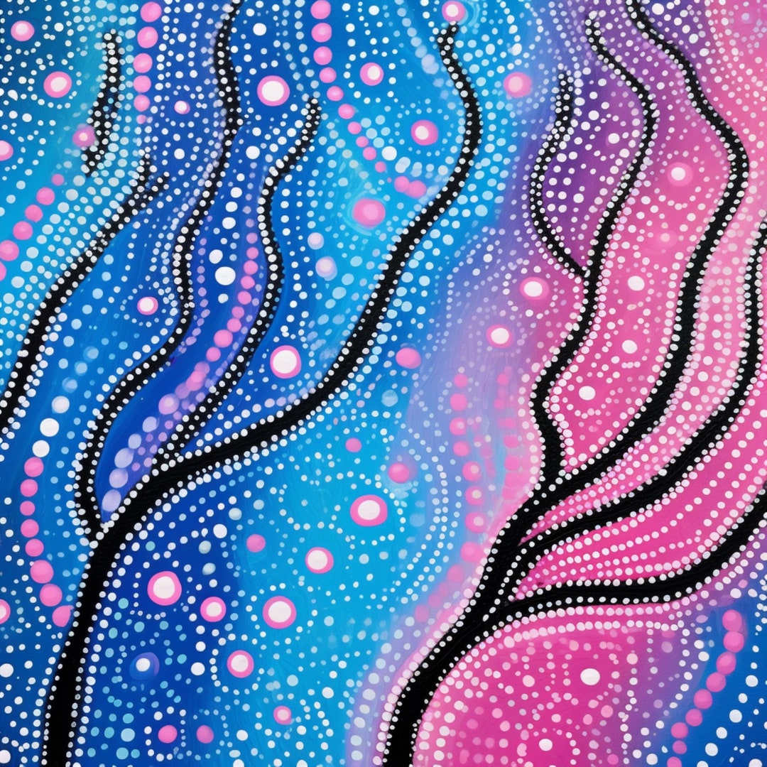 Aboriginal Art Print, Australian Aboriginal Art, Aboriginal Art Print ...