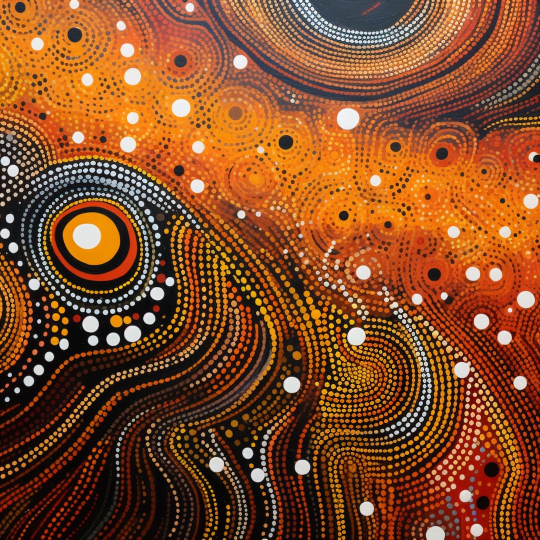 Aboriginal Art Print, Australian Aboriginal Art, Aboriginal Art Print, Indigenous Art ...