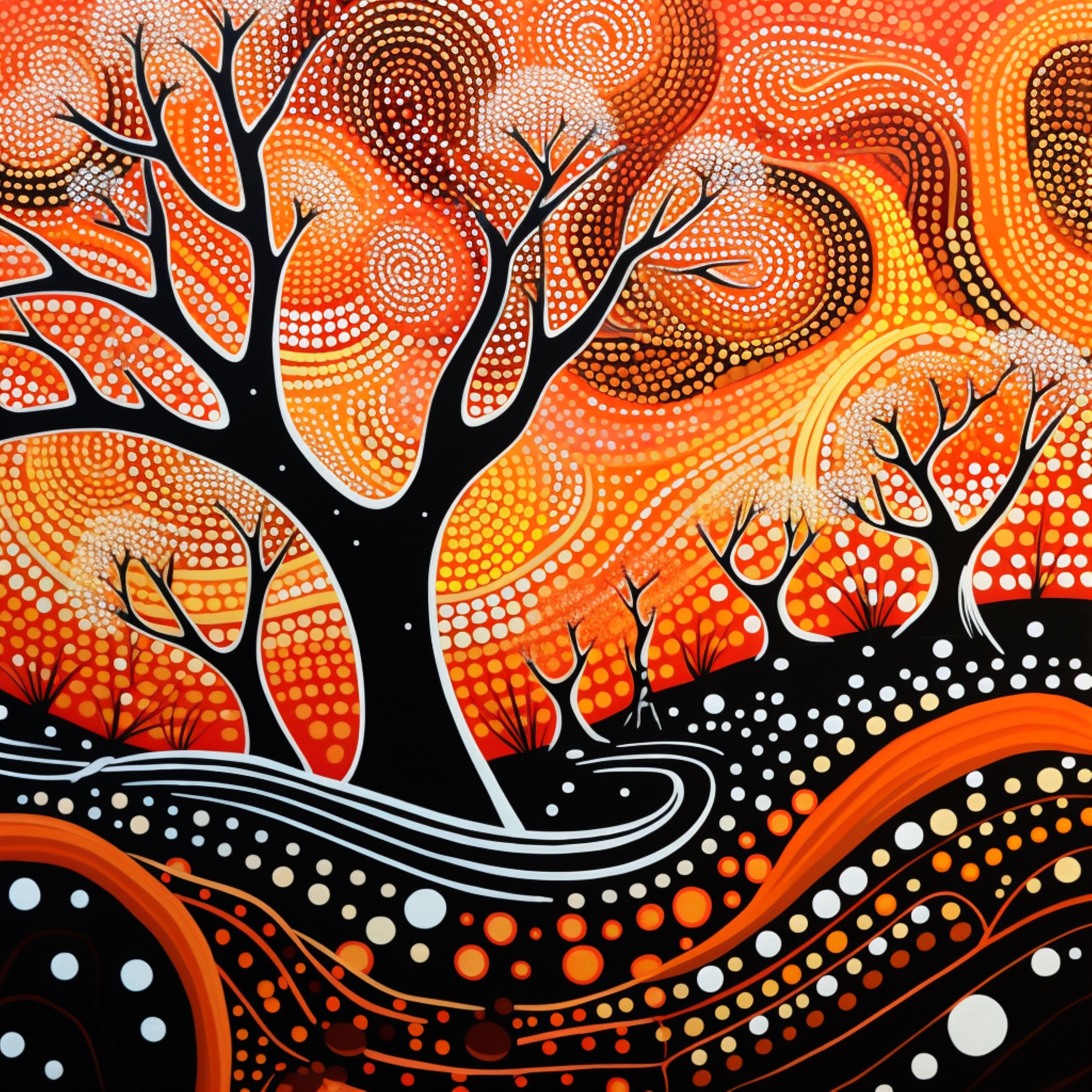 Aboriginal Art Print Australian Aboriginal Art Aboriginal - Etsy