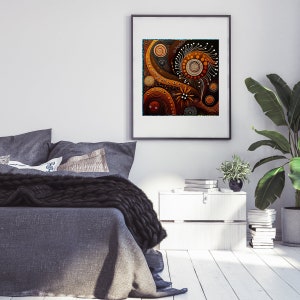 Aboriginal Art Print, Australian Aboriginal Art, Aboriginal Art Print, Indigenous Art ...