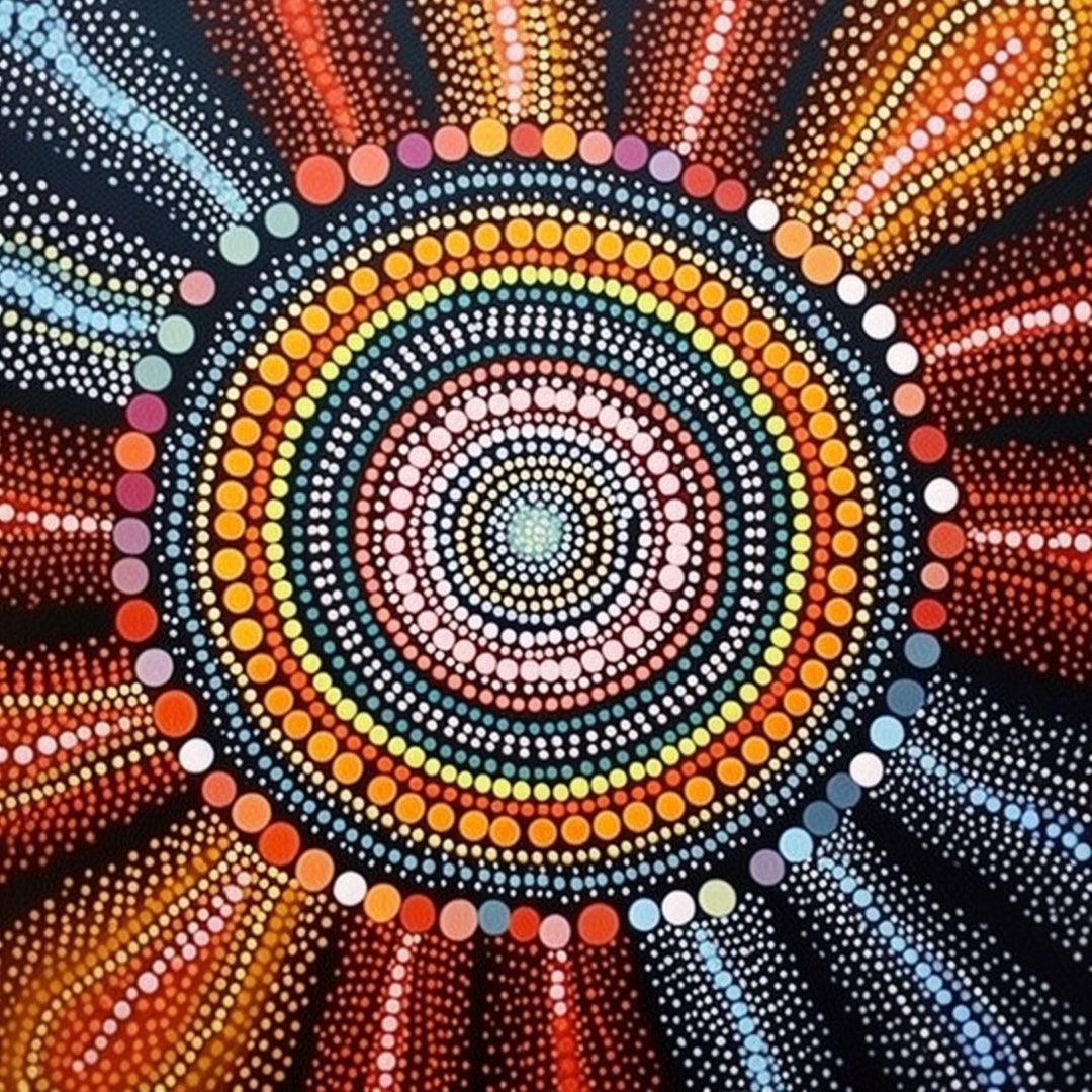 Aboriginal Art Print, Australian Aboriginal Art, Aboriginal Art Print ...