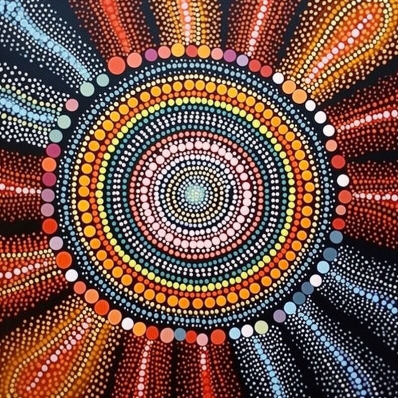 Aboriginal Art Print, Australian Aboriginal Art, Aboriginal Art Print, Indigenous Art ...