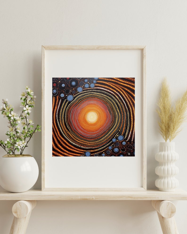 Aboriginal Art Print, Australian Aboriginal Art, Aboriginal Art Print ...