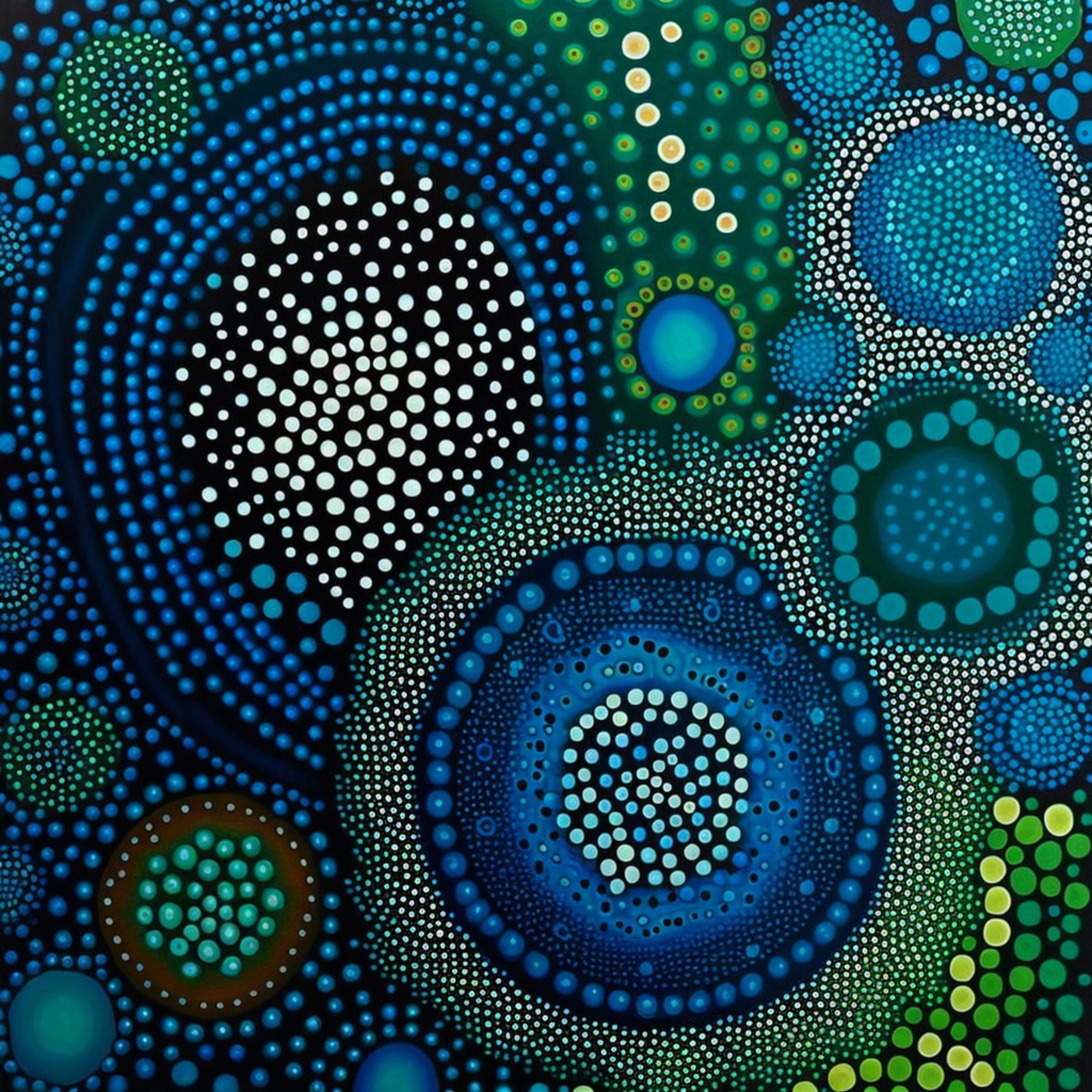 Ancient Australian Aboriginal Dot Art
