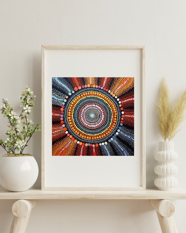 Aboriginal Art Print, Australian Aboriginal Art, Aboriginal Art Print, Indigenous Art ...