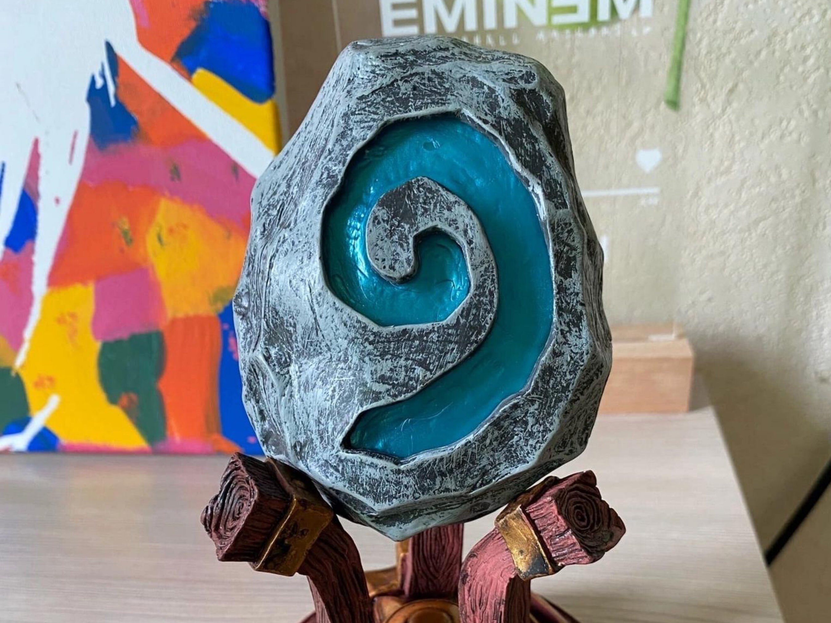 World of Warcraft Glowing Hearthstone Game Hearthstone With - Etsy