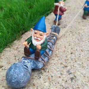 Alien Gnomes Dwarf Set Funny Gnomes Decor Set With UFO Theme Garden ...