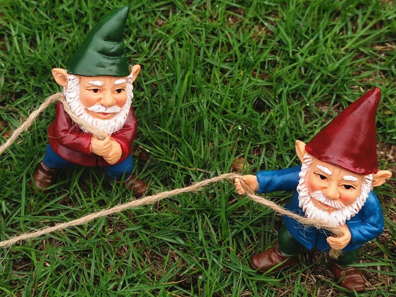 Alien Gnomes Dwarf Set Funny Gnomes Decor Set With UFO Theme Garden ...
