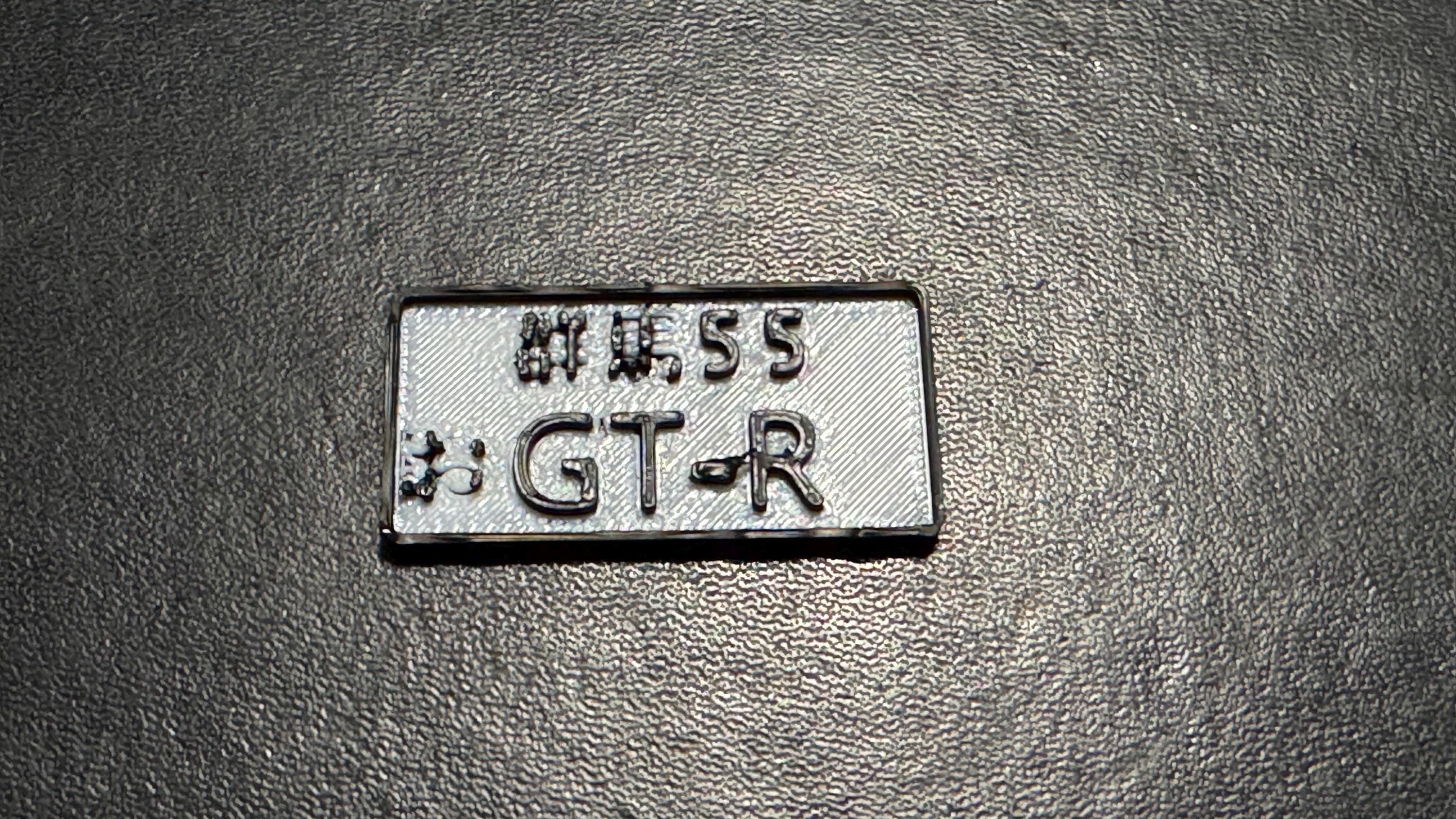 JDM Drift Car 3D Printed Number Plate for 1/10 Scale Drift Car ...