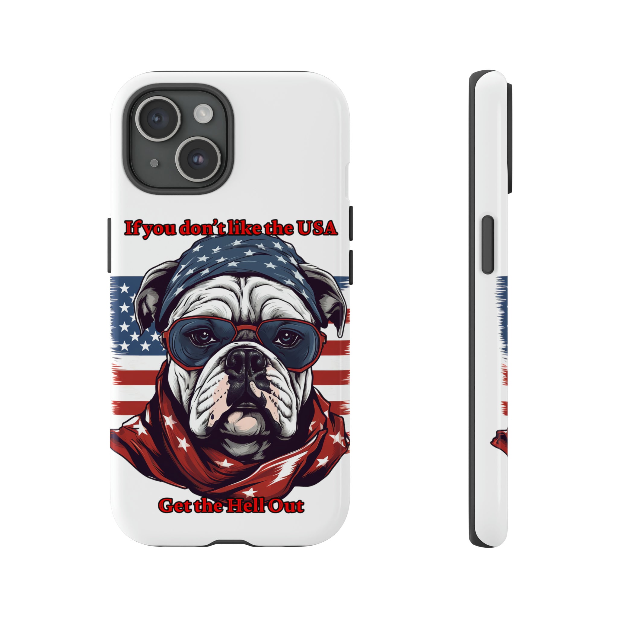 Veterans Day Gift, Marine Bulldog if You Don't Like the USA, Get the ...