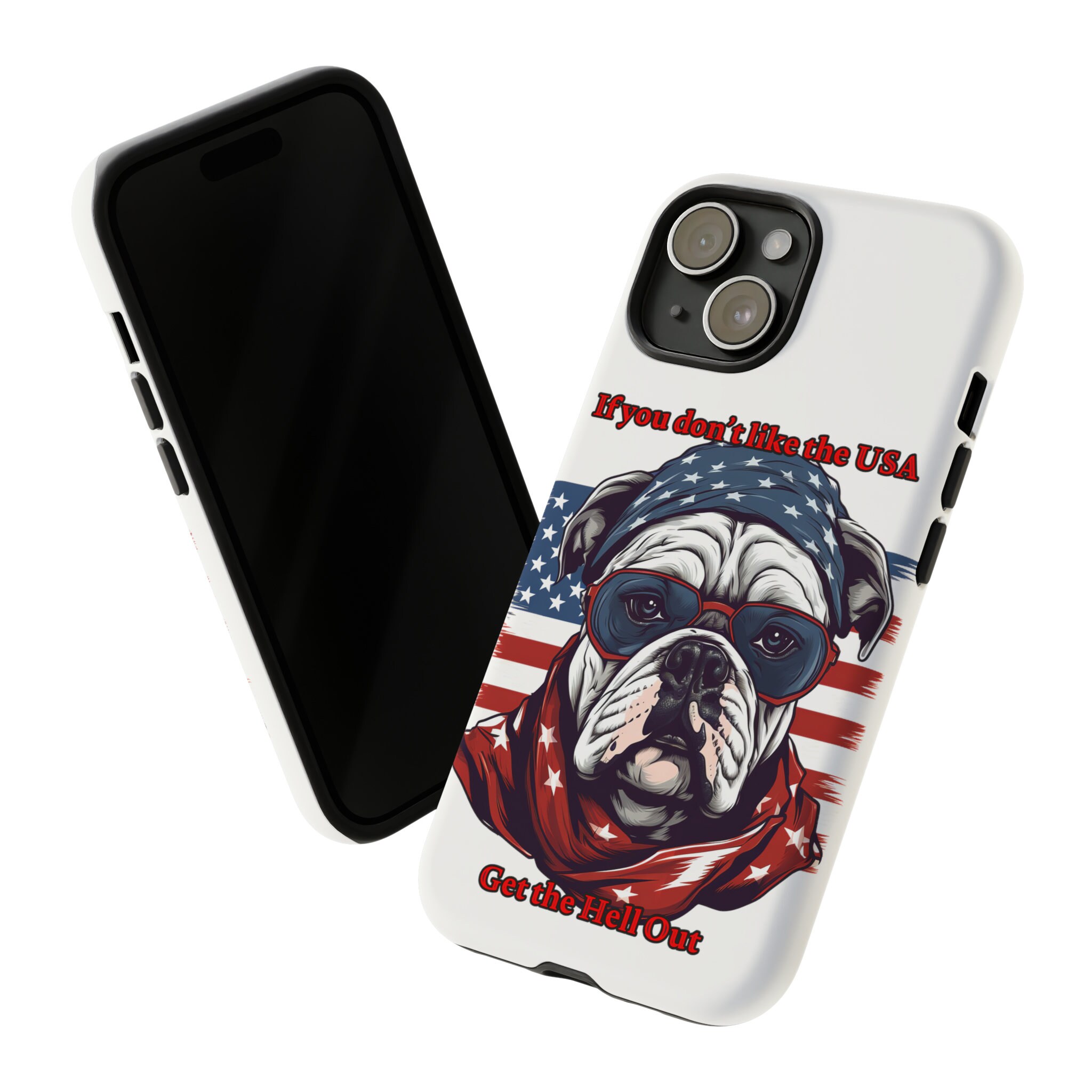 Veterans Day Gift, Marine Bulldog if You Don't Like the USA, Get the ...