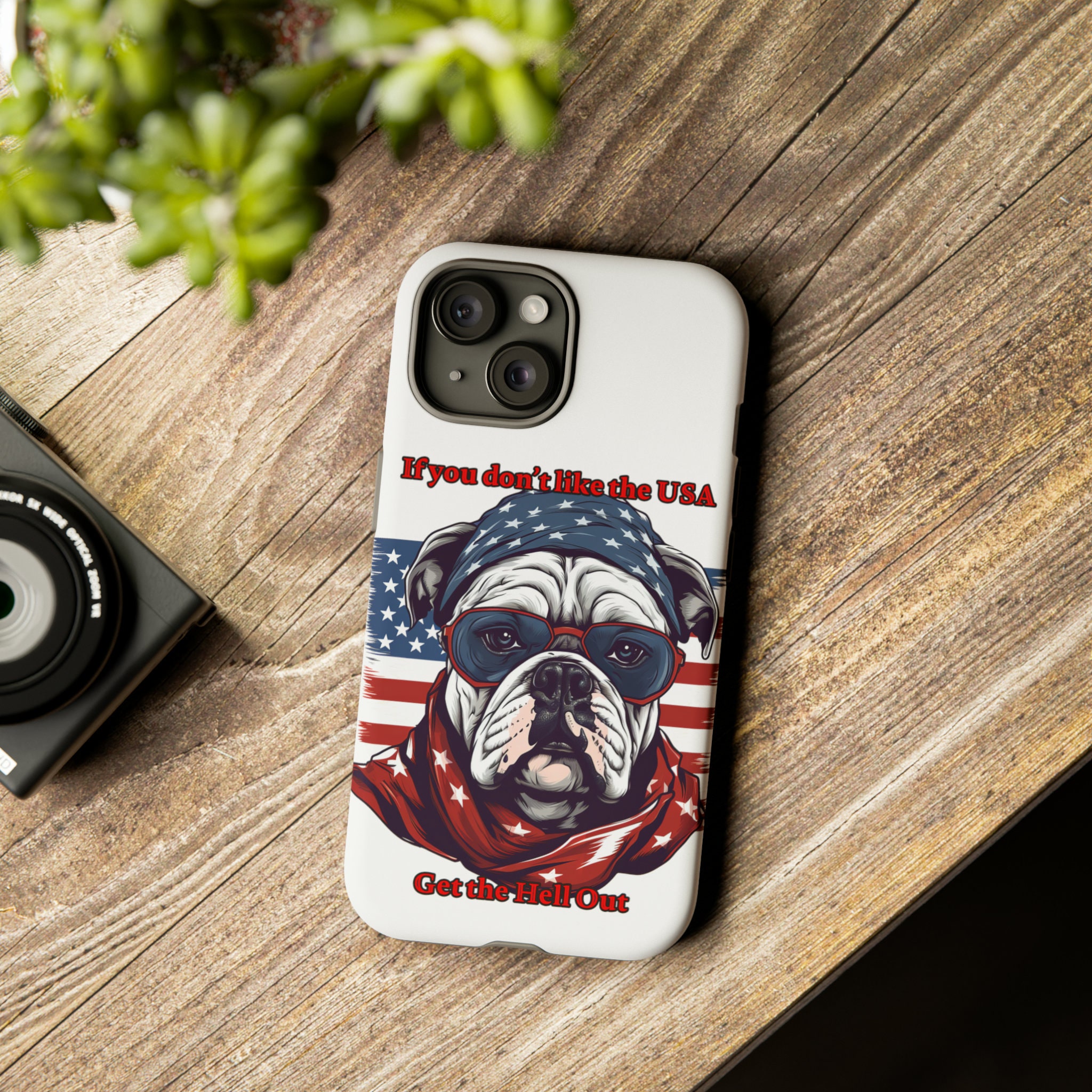 Veterans Day Gift, Marine Bulldog if You Don't Like the USA, Get the ...