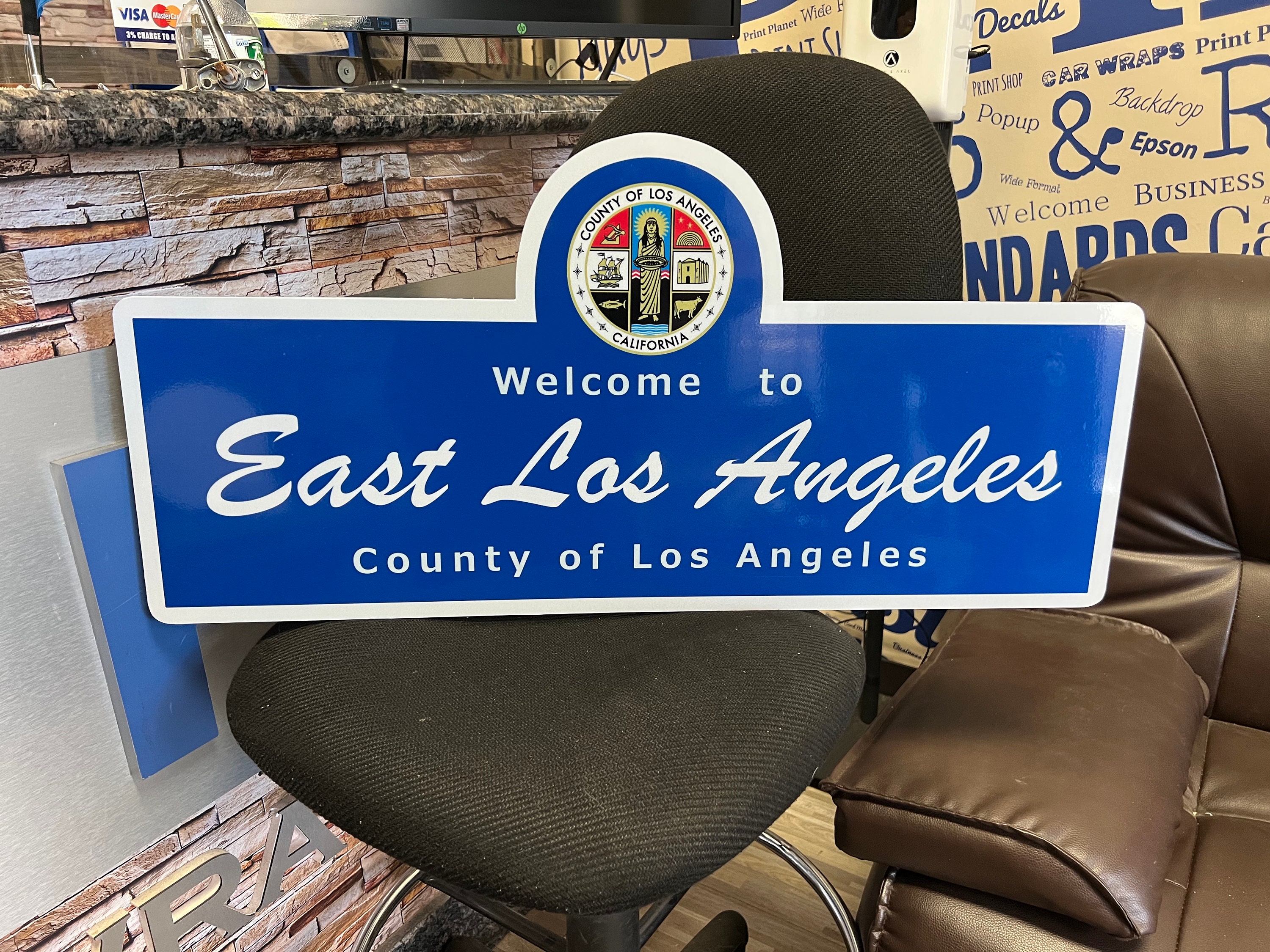 East Los Ángeles Street Sign - Etsy