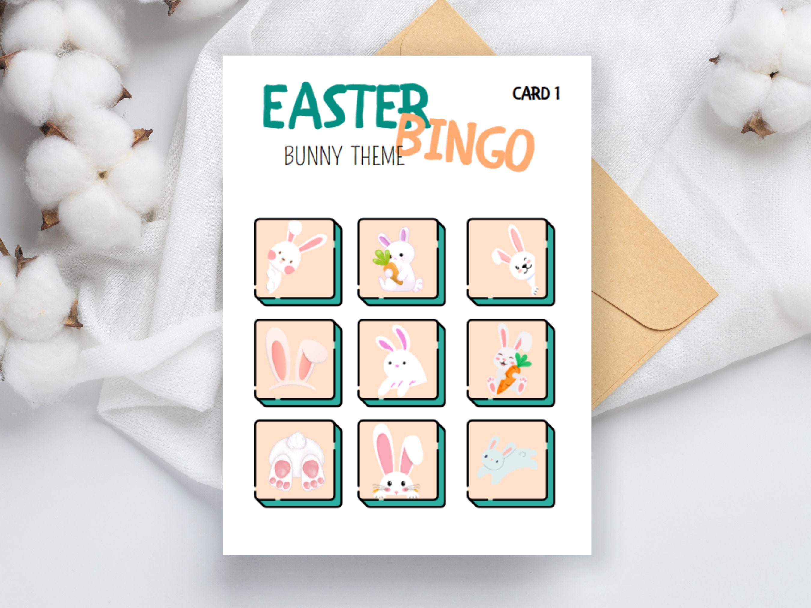 Easter Game, BINGO Bundle, Party Game, Easter Activity, Game for Kids ...
