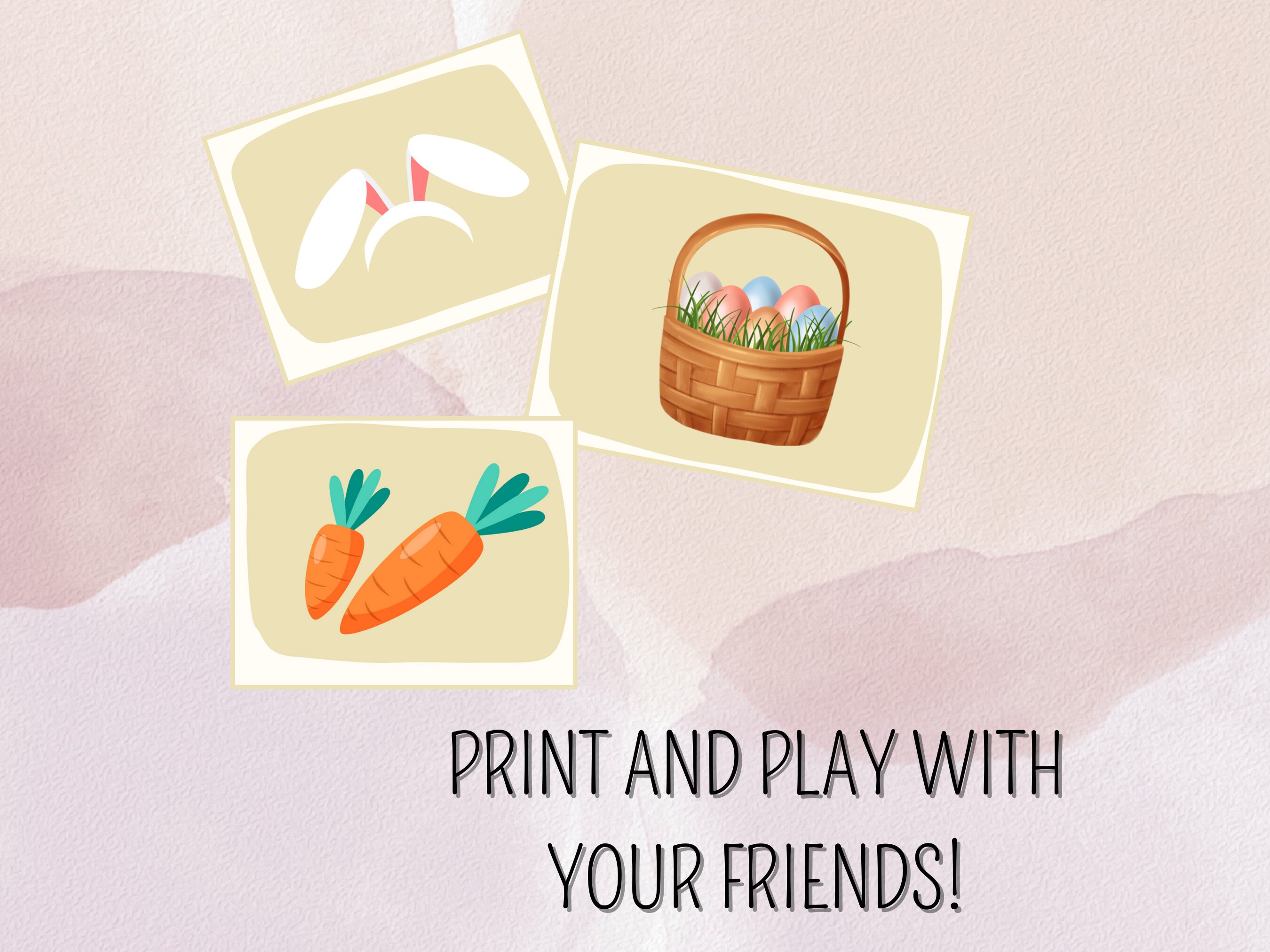 Easter Game, BINGO Bundle, Party Game, Easter Activity, Game for Kids ...