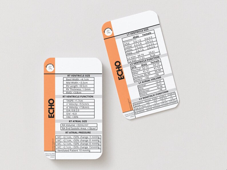 Ultrasound Values Badge Buddy echo - Etsy