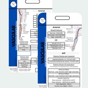 Ultrasound Values Badge Buddy (vascular) - Etsy