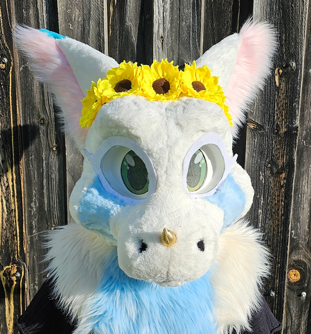 Fursuit Felt Flower Crown - Sunflowers - Etsy