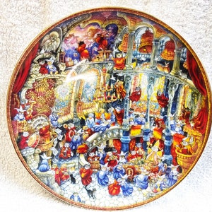 ROYAL DOULTON Decorative Plate 'holy Cats' by Bill Bell, No MA4024, the ...