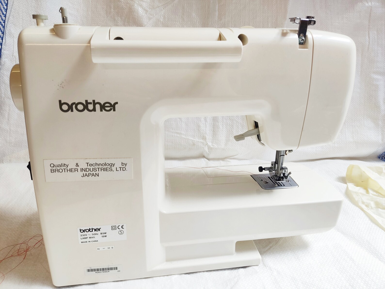 BROTHER Electric Sewing Machine With Foot Pedal, Cover, Manual and Box ...