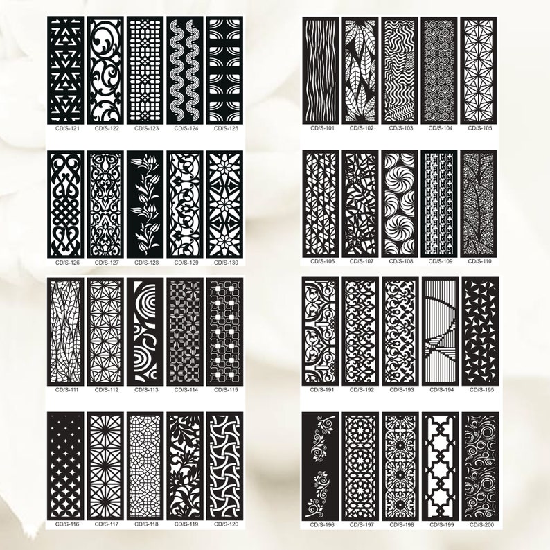 340 VECTOR 3D 2D CNC Router/laser Panels Files for Decor, High Qality ...