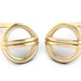 Sty Diamond Earrings, Minimalistic J Bali Earrings, 18k Gold Plated ...