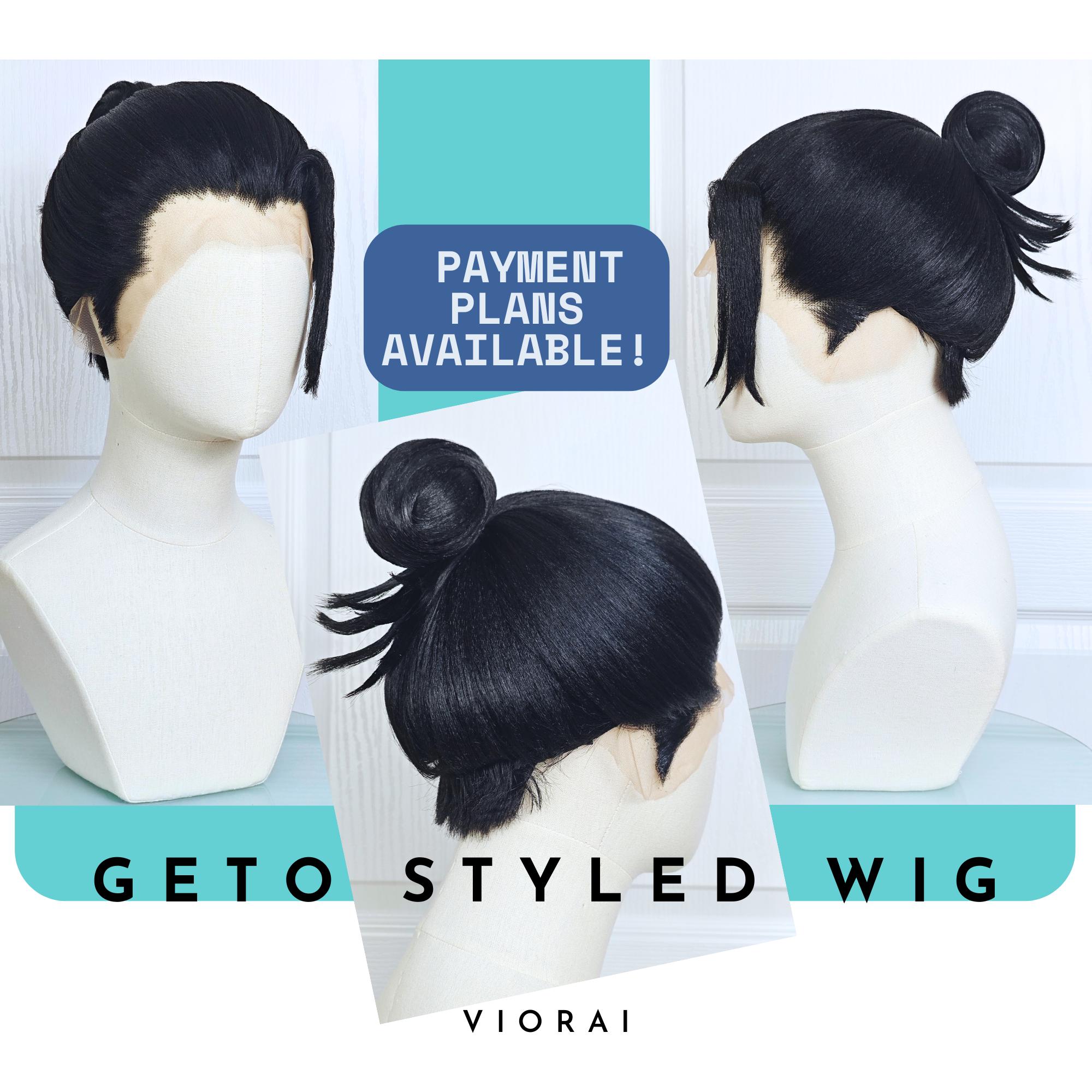 SUGURU GETO WIG - Jujutsu Kaisen - Black Inspired Cosplay Anime Wig ...