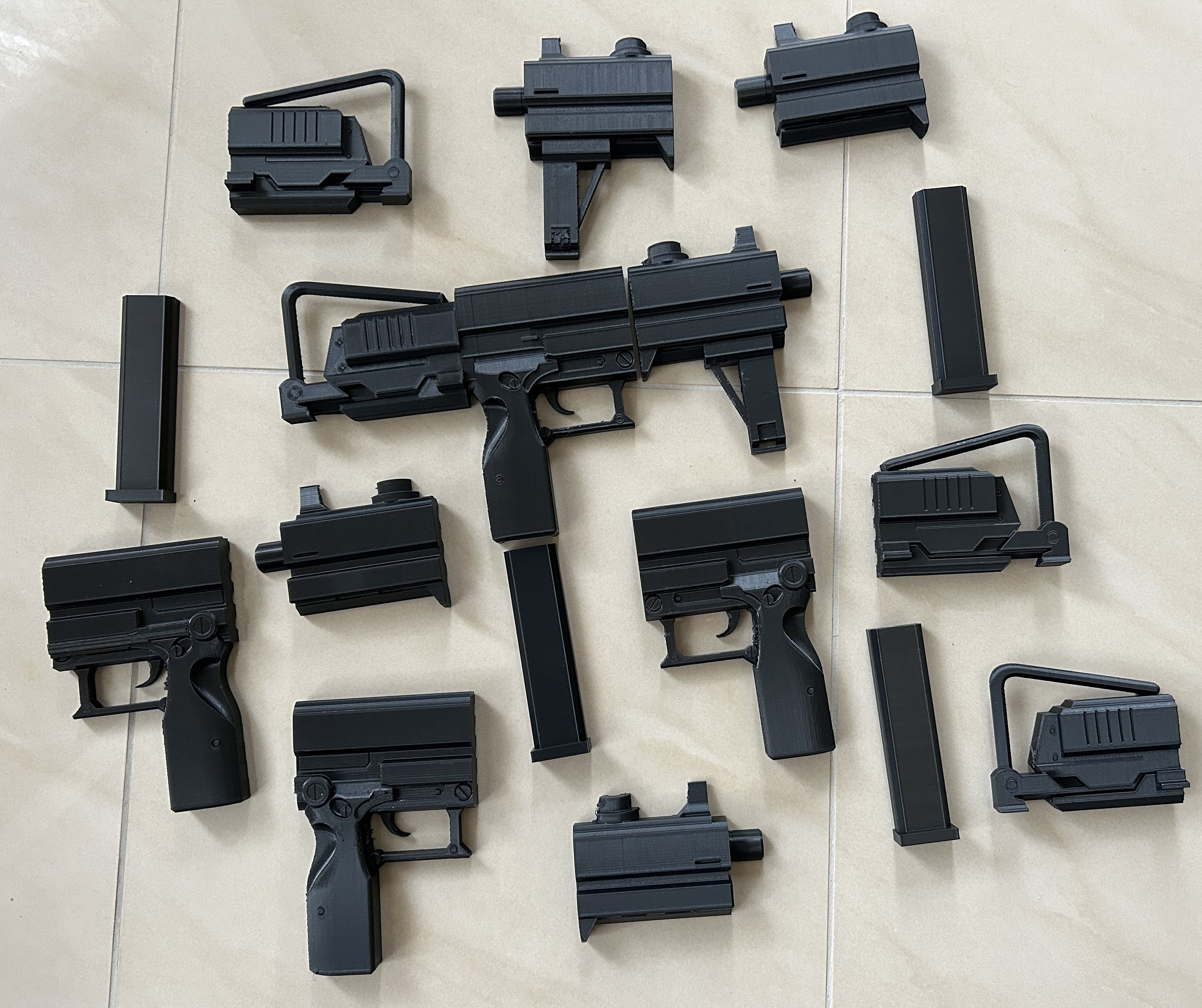 KAFKA Dual Submachine Guns 3d Printed KIT Honkai Star Rail 2 Pieces - Etsy