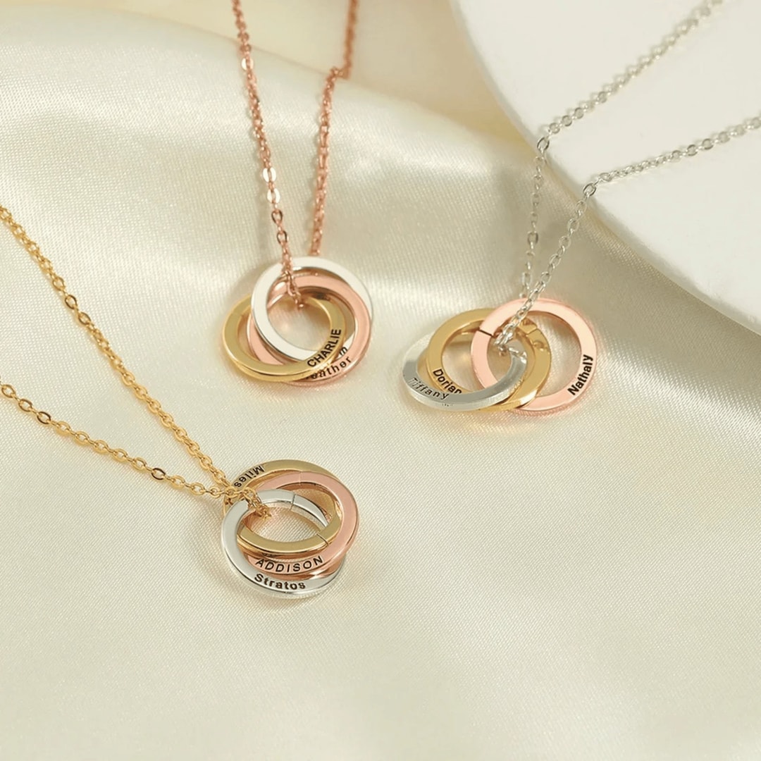 Personalized Family Name Necklace Custom Name Jewelry for Women ...