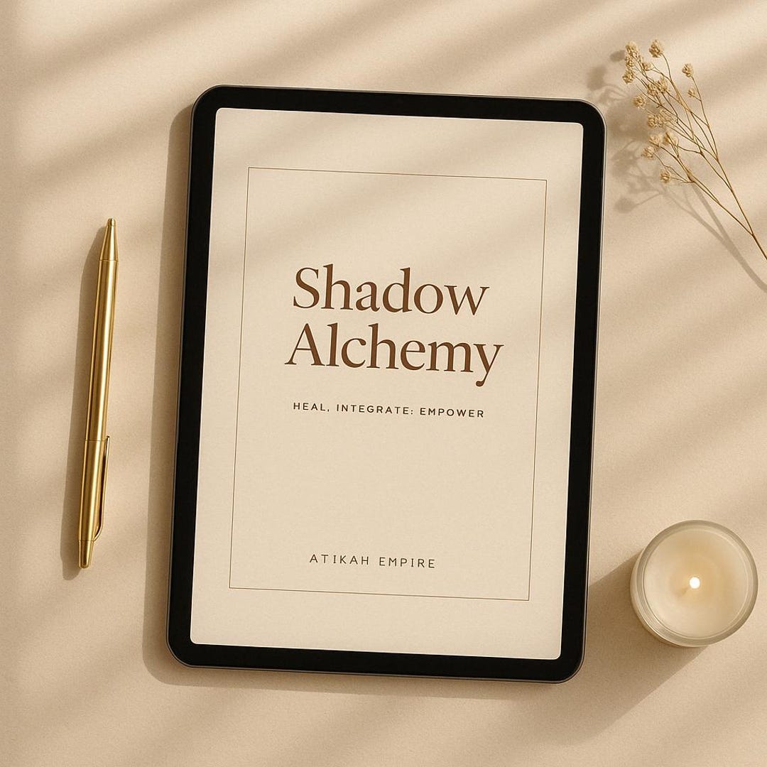 Shadow Alchemy | A5 Printable Shadow Work Journal | Spiritual Healing ...