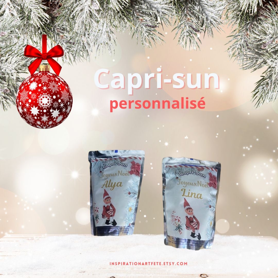 Personalized Fruit Juice / Personalized Capri-sun - Etsy