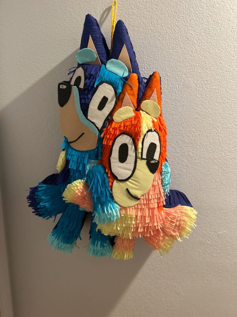Bluey Piñata, Bluey and Bingo Piñata, Piñata - Etsy