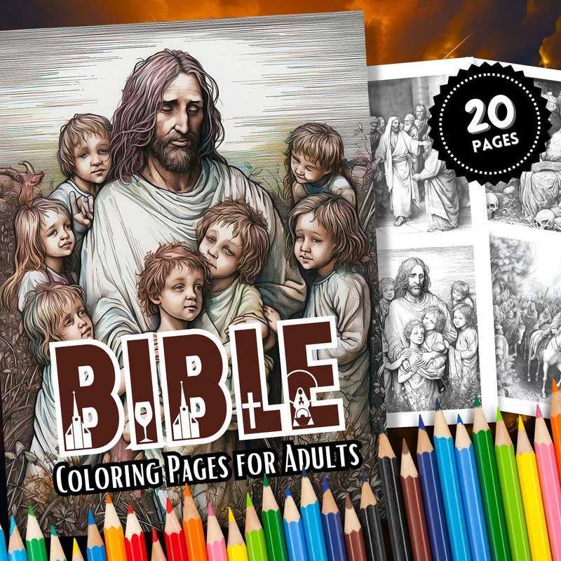 Christian Coloring - Etsy