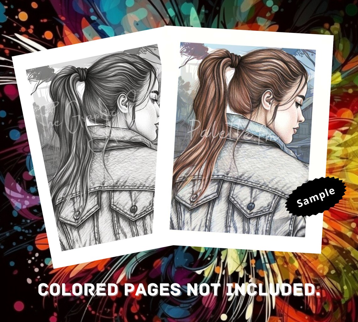 20 Printable Young Women Adult Coloring Pages Fashion, Beauty and Art ...