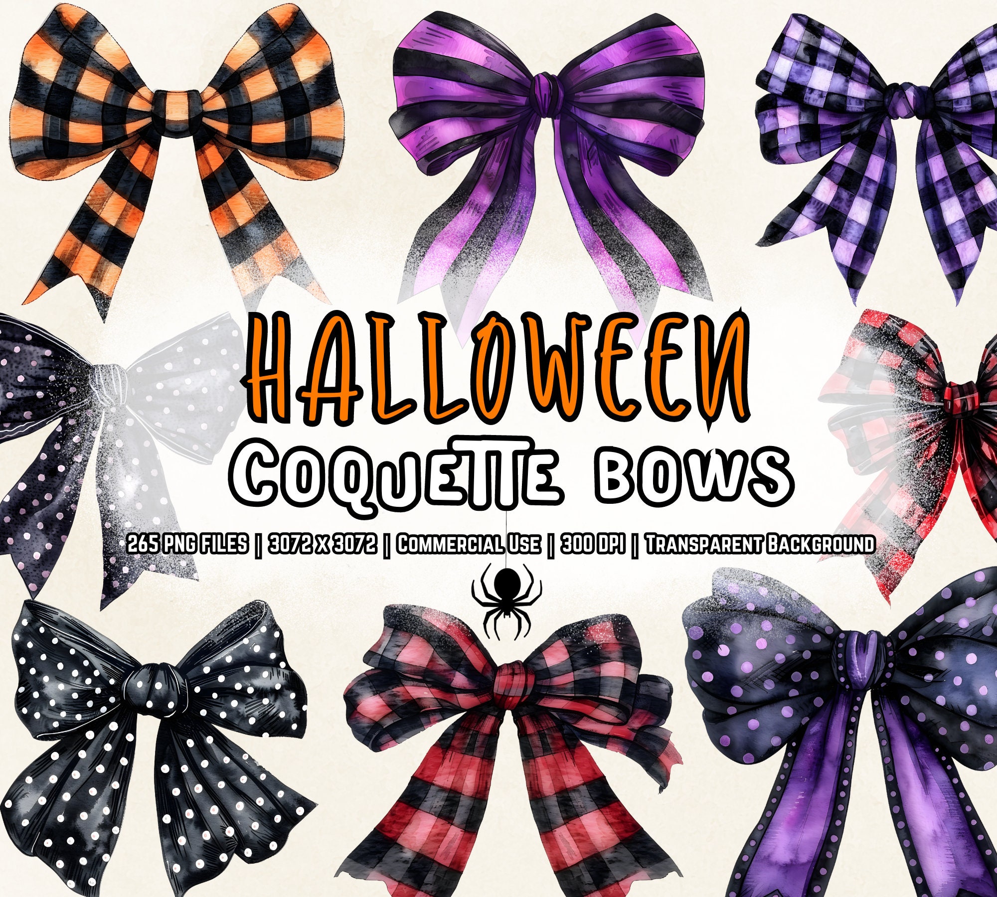 Coquette Bow Halloween PNG: Spooky Mama Sublimation Designs, Halloween ...