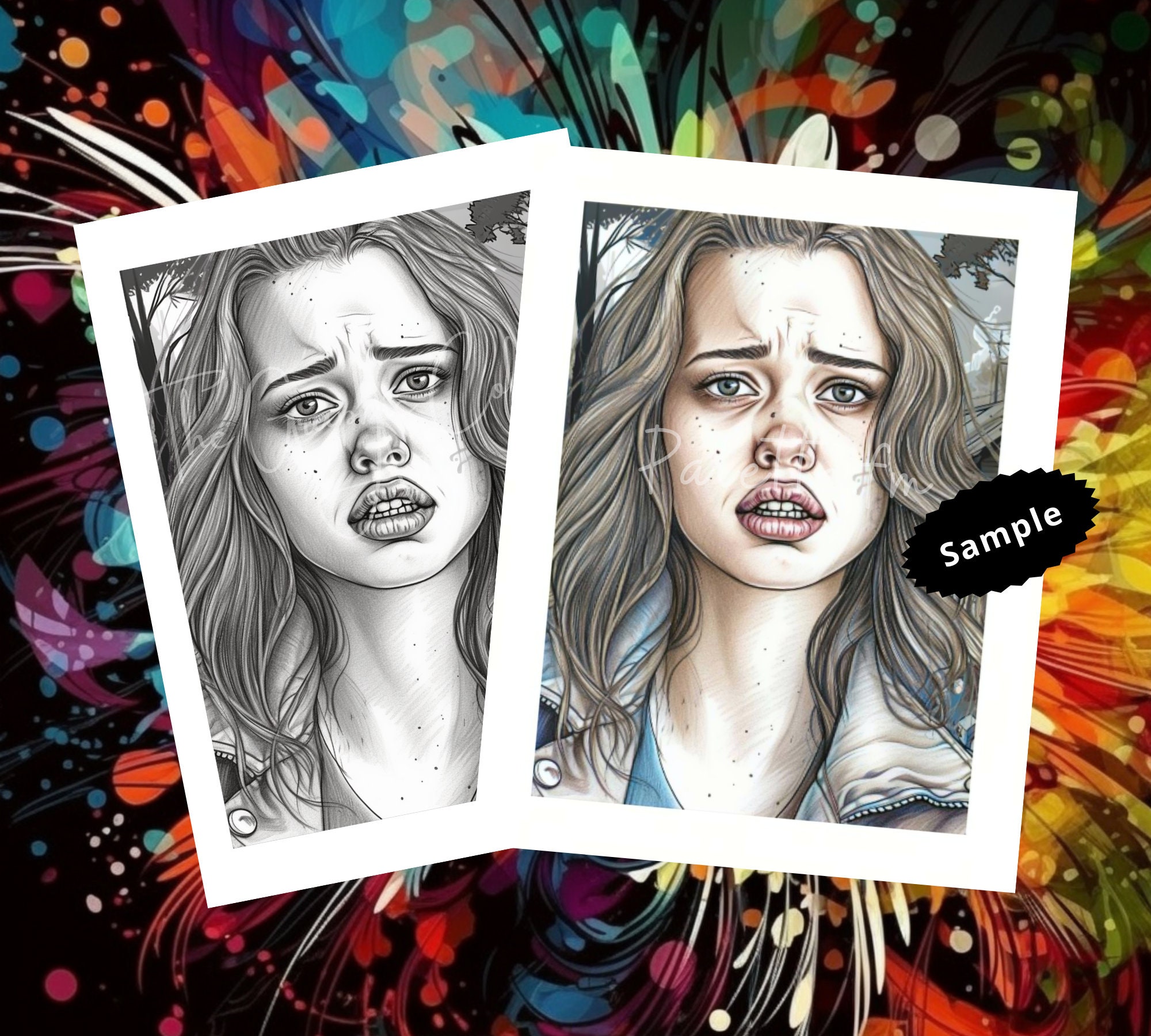 20 Printable Young Women Adult Coloring Pages Fashion, Beauty and Art ...