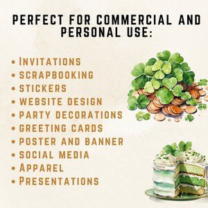 St Patricks Day Clipart Bundle Irish PNG Green Shamrock PNG Rainbow Pot ...