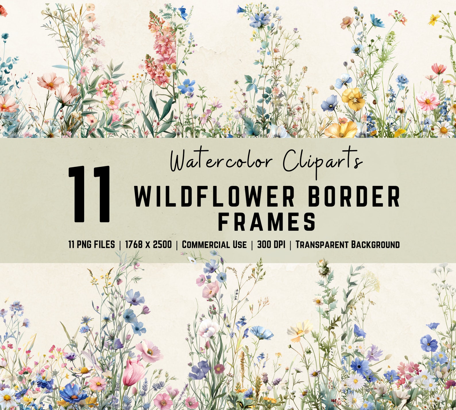 Wildflower Cliparts | Birth Month Flowers | Wildflower Bouquets ...
