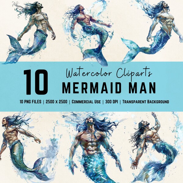 Merman Art - Etsy