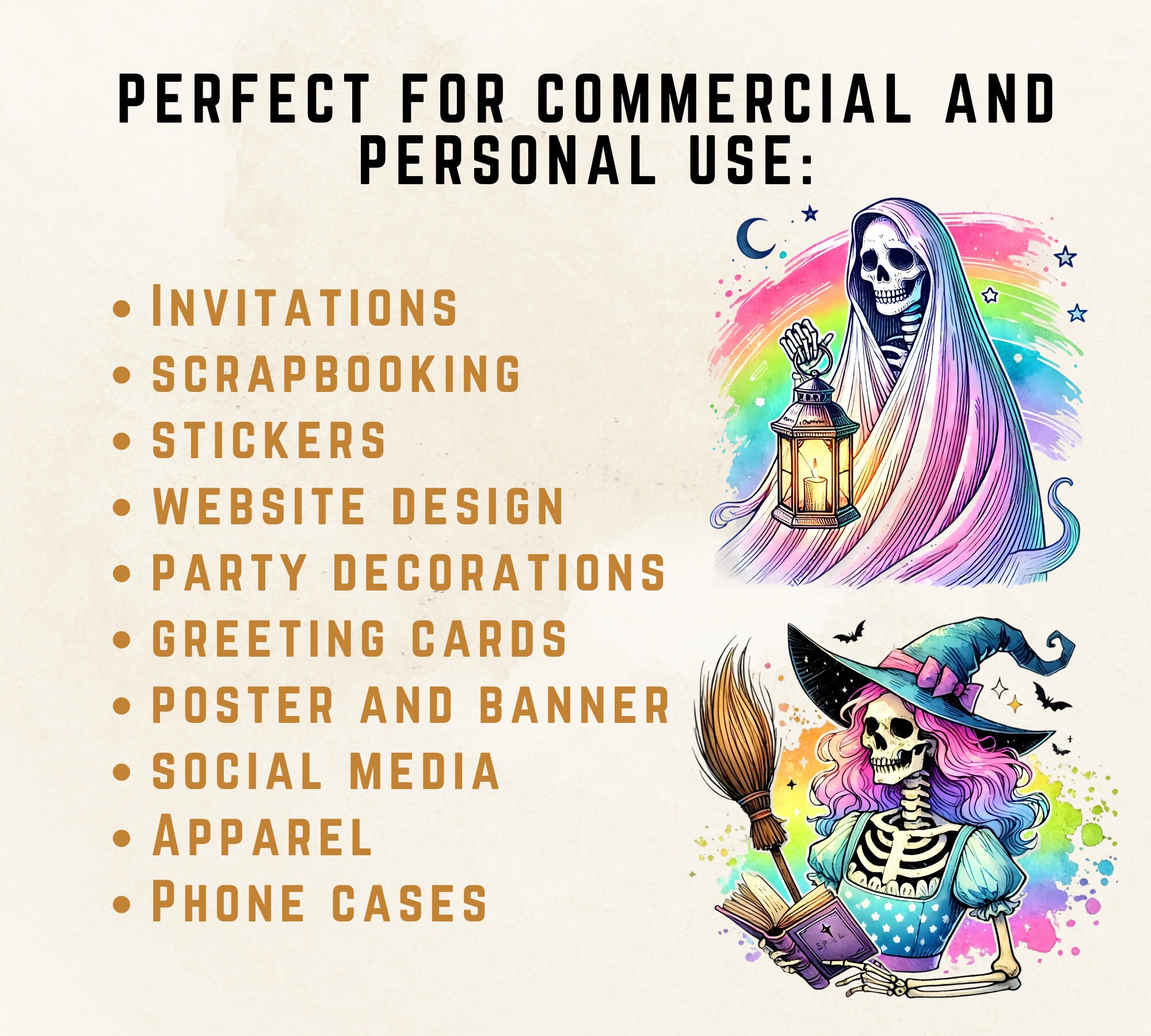 Watercolor Halloween Rainbow Skeleton Mom Sarcastic Skeleton Mom Life ...