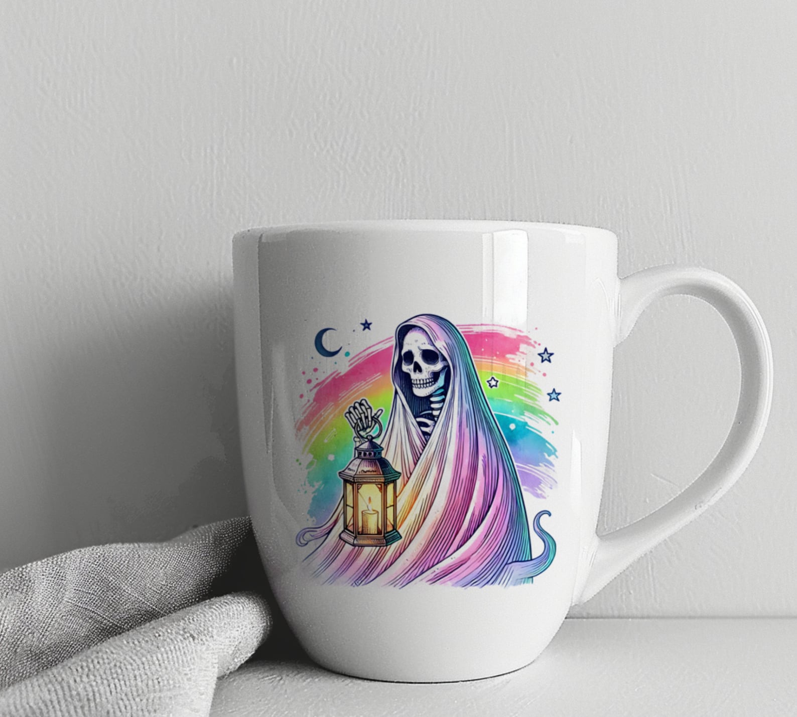 Watercolor Halloween Rainbow Skeleton Mom Sarcastic Skeleton Mom Life ...