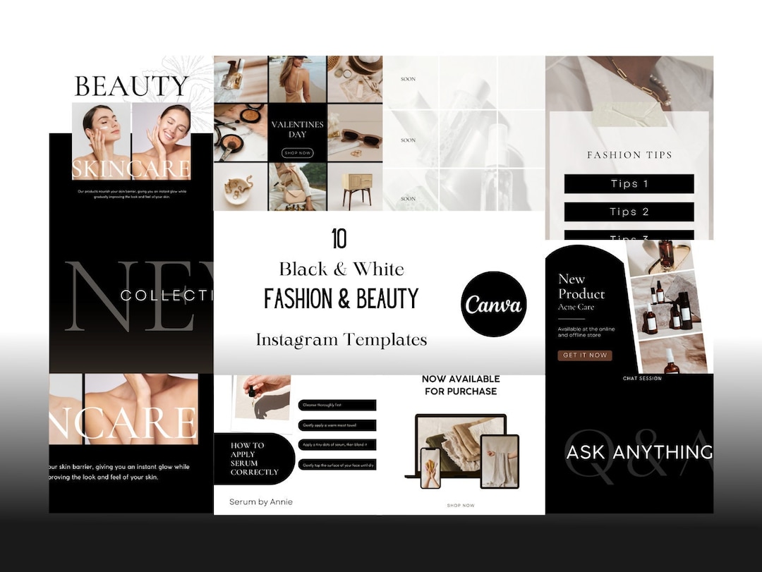 10 Instagram Post Templates, Social Media, Marketing Templates ...