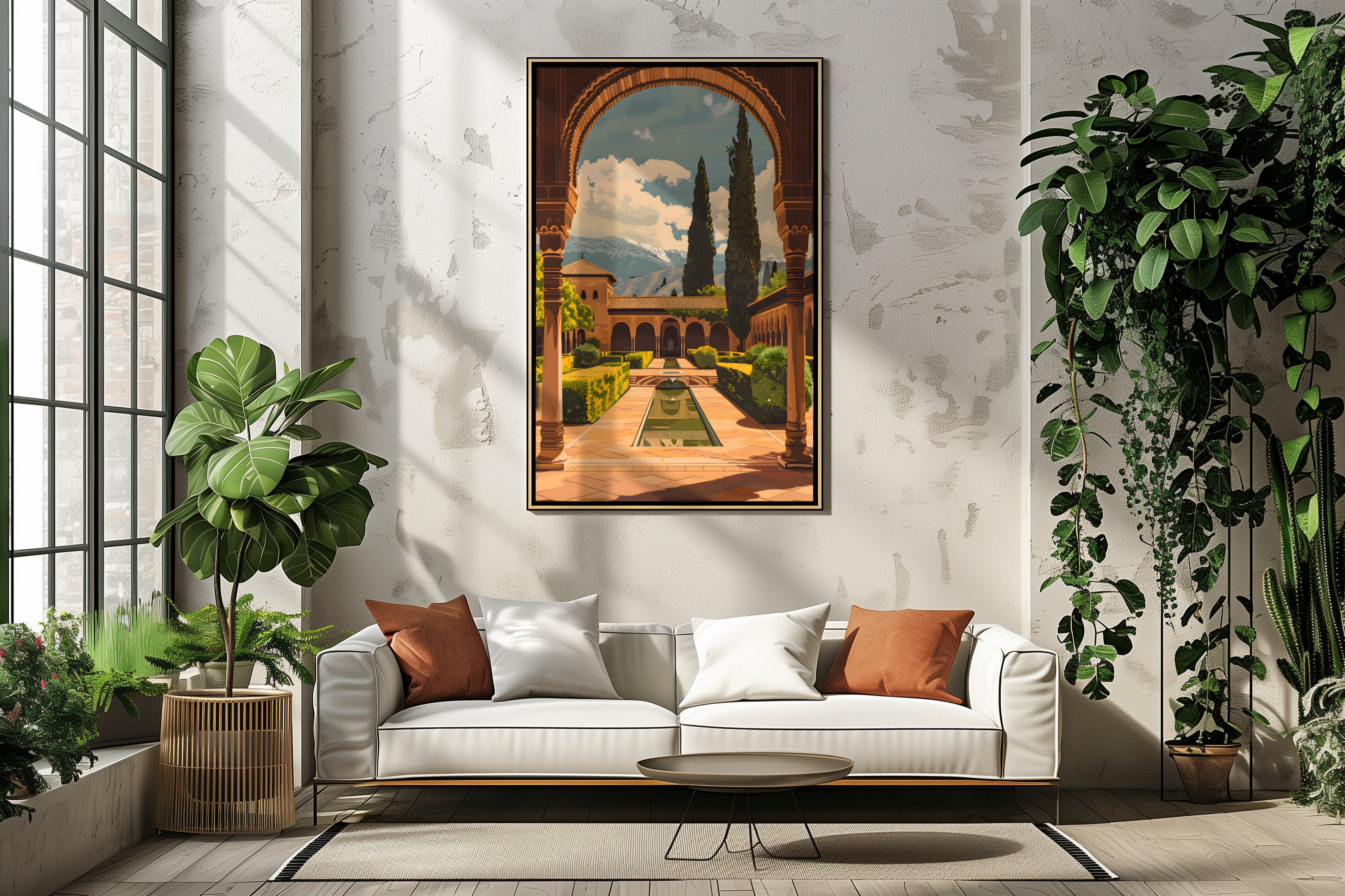 Alhambra Print, UNESCO Wall Art, Printable, Wall Hanging, Home Decor ...