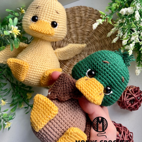 Crochet Duck Pattern - Etsy