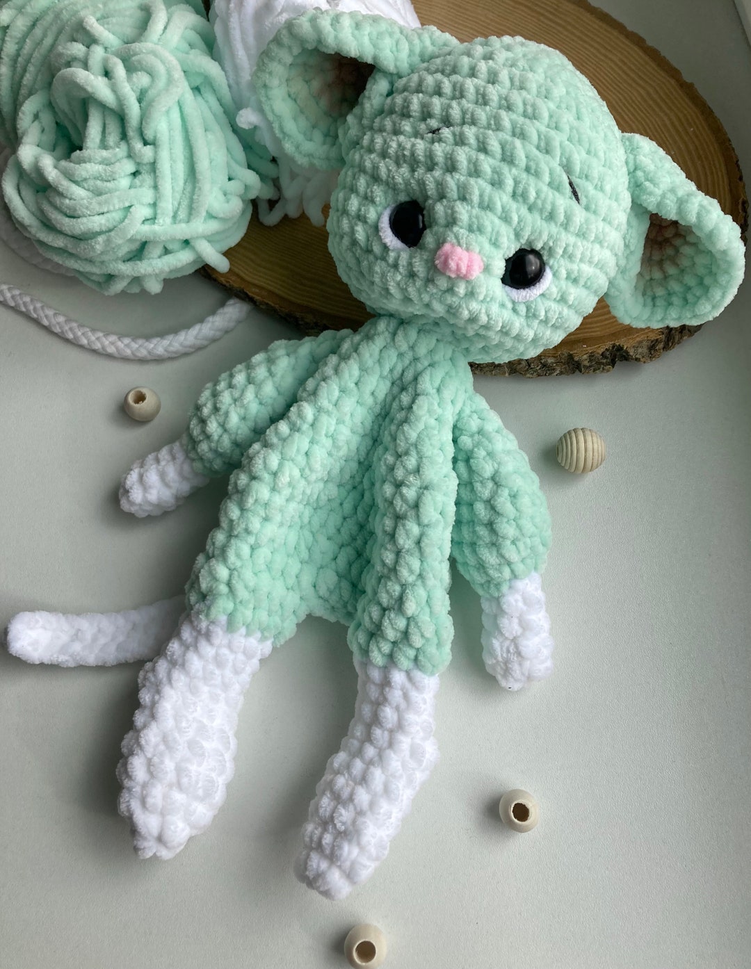 Mína Mouse Plush Amigurumi Toy (ENG/PT/FR) - Etsy